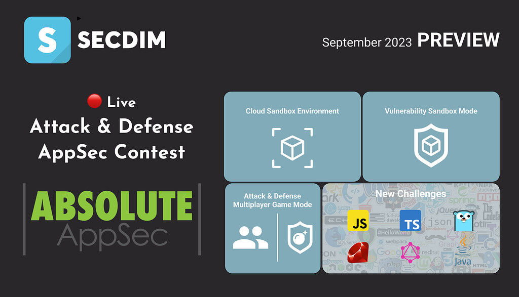 SecDim September 2023 Preview - Announcements - Discuss